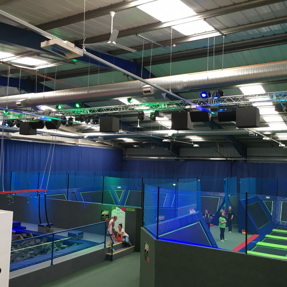 Rebound Trampoline Centre Sound Installation